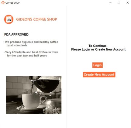 Build a Modern Coffee Shop Management System with Python Tkinter and SQLite - Sen Gideons News ...
